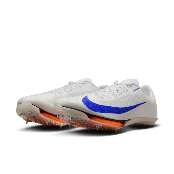 Nike Air Zoom Maxfly 2 Blueprint Running Spikes White / Blue | Achilles ...