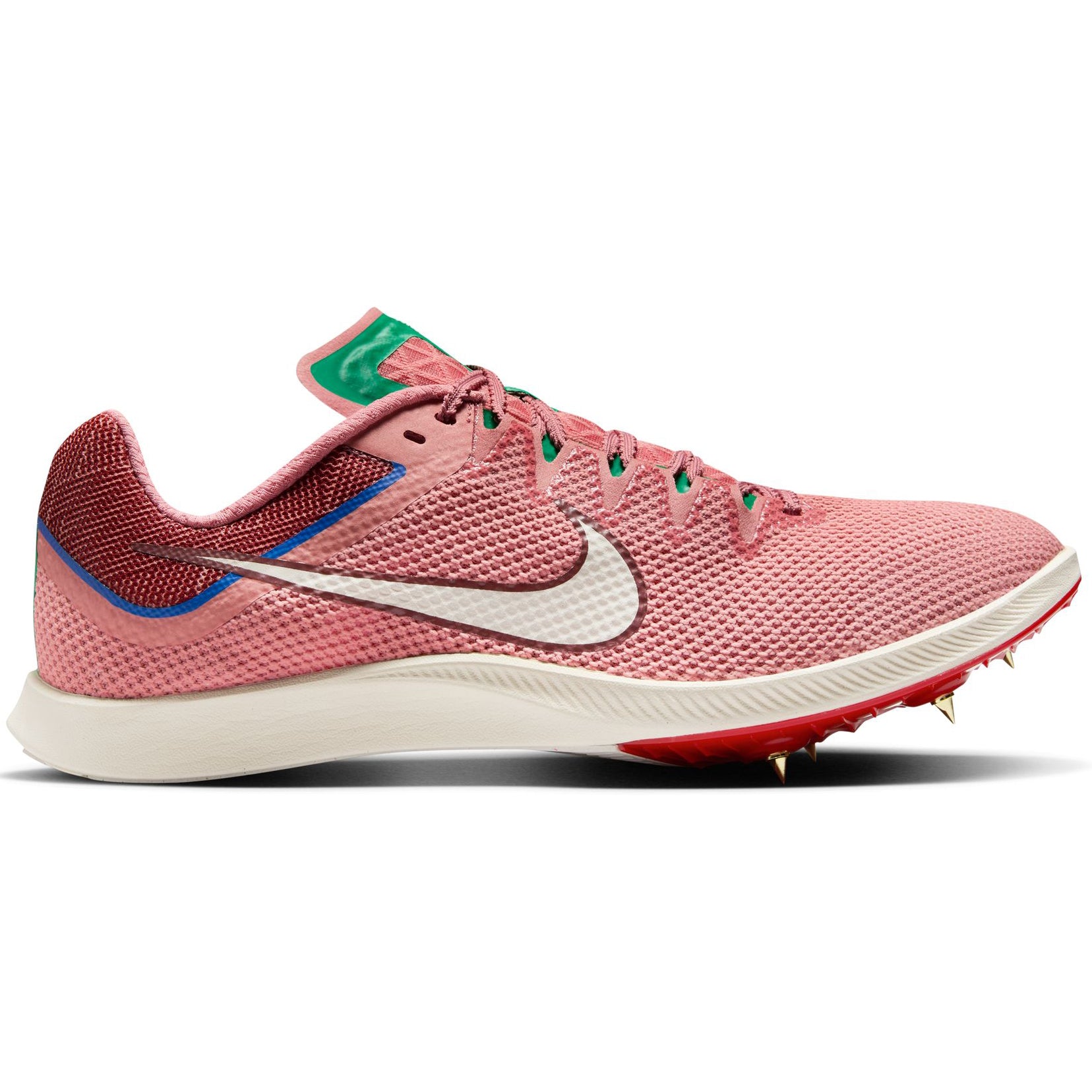 Nike Nike Zoom Rival Distance Running Spikes Red Stardust / Malachite ...