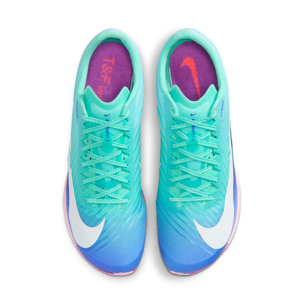 Nike Air Zoom Maxfly 2 RSG Running Spikes Hyper Turquoise / White ...