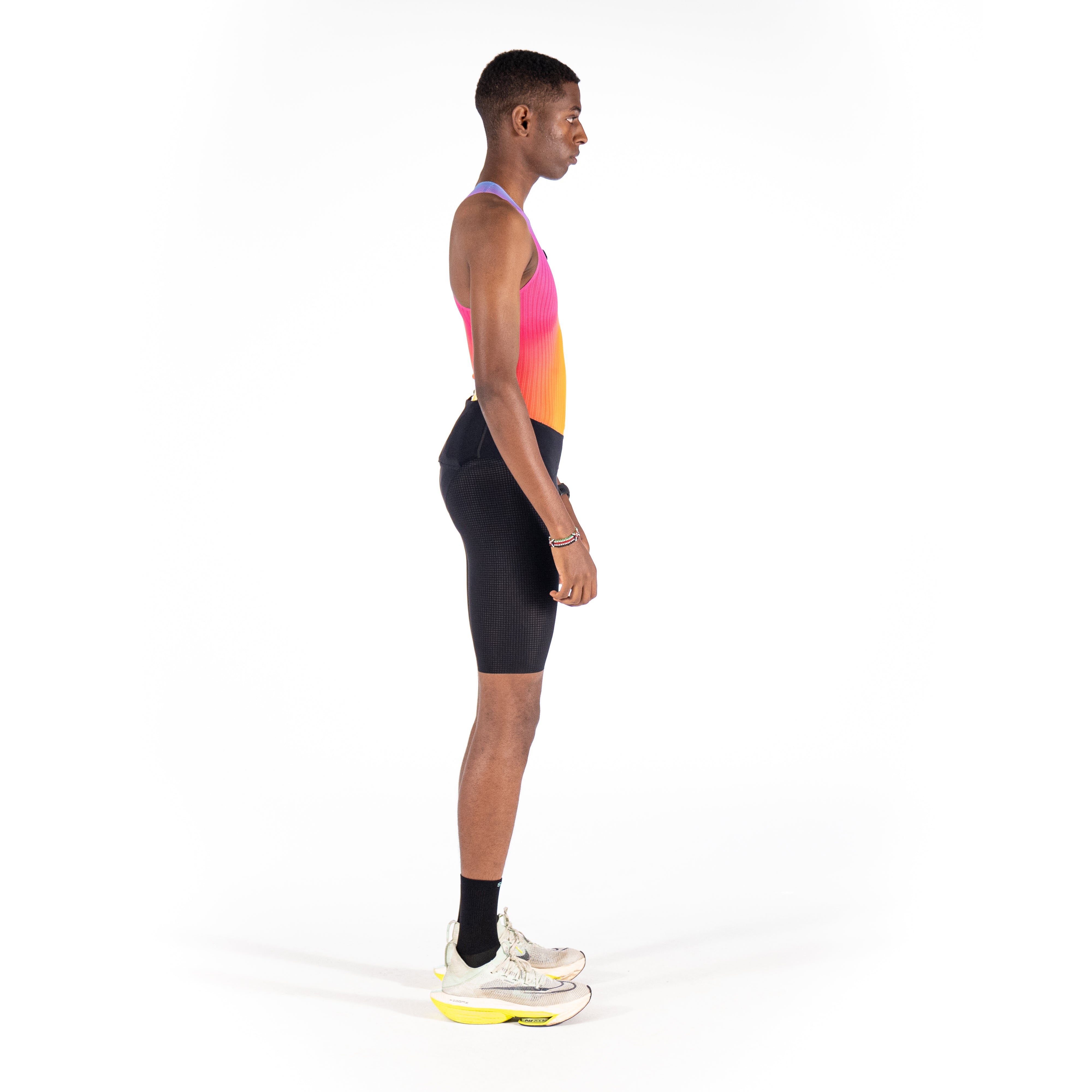 Soar Men's Marathon Speedsuit Black | Achilles Heel