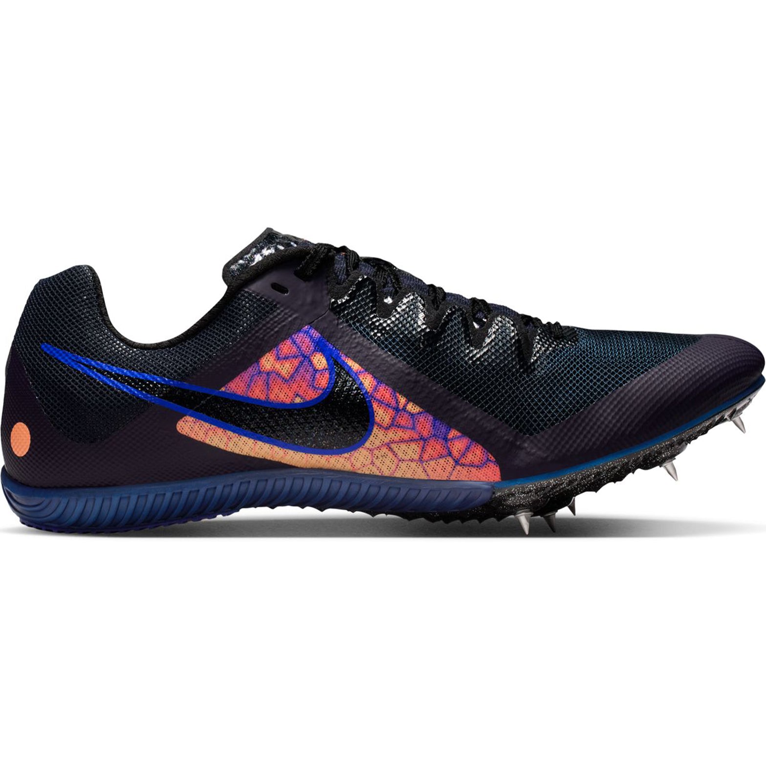 Nike Zoom Rival Multi Glam Running Spikes Dark Obsidian / Black at ...